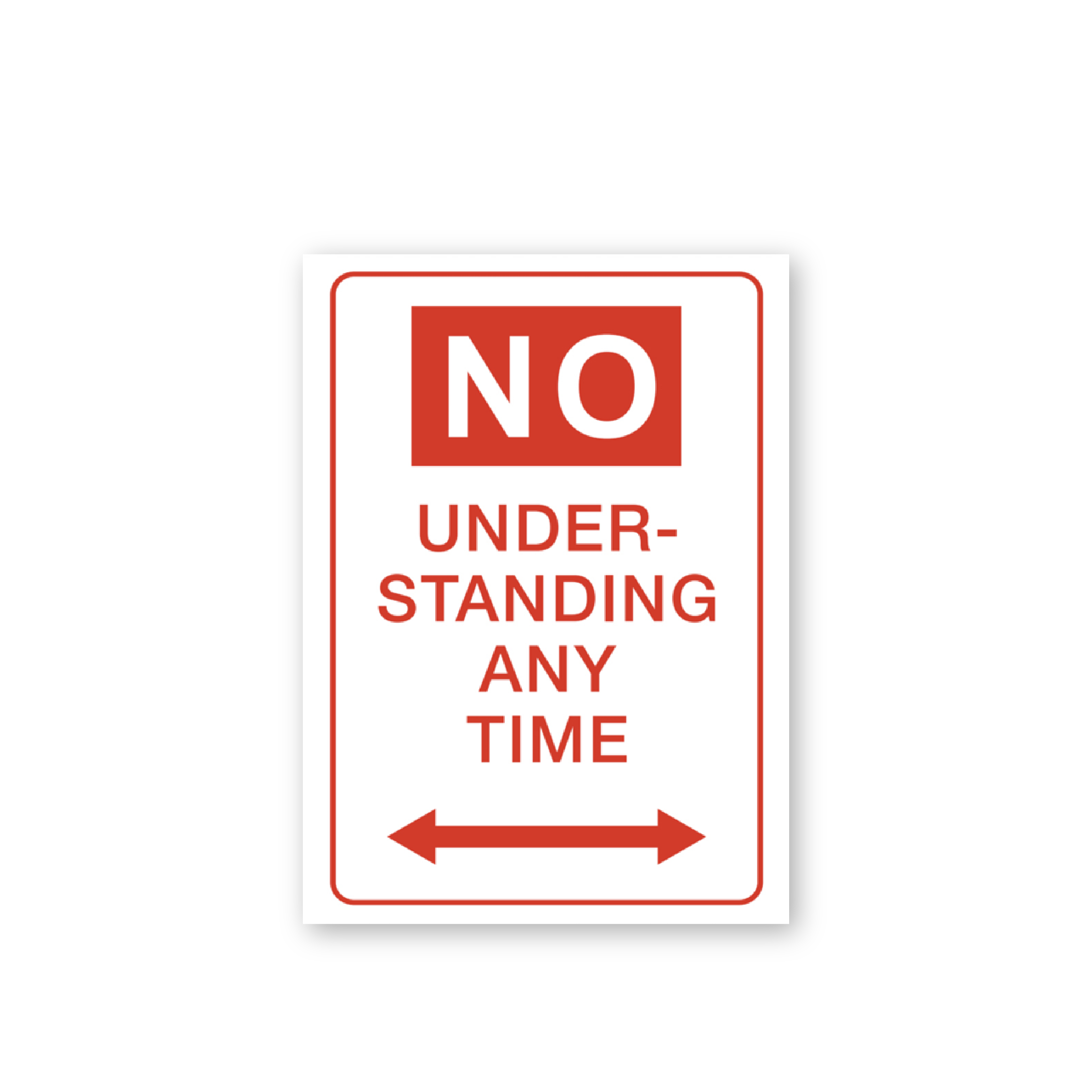 No Understanding Magnet x Richard Tipping – Heide Shop