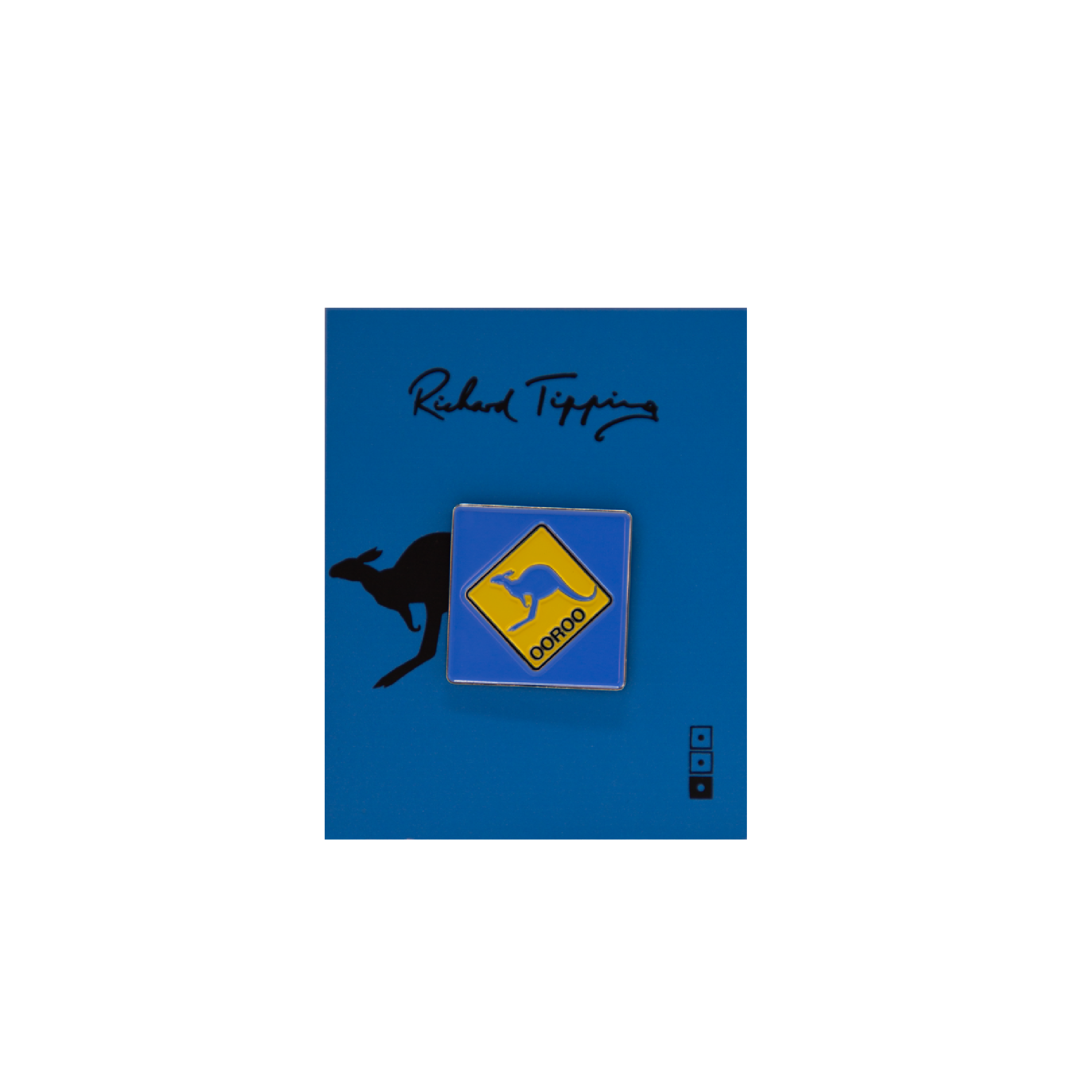 Ooroo Enamel Pin x Richard Tipping – Heide Shop