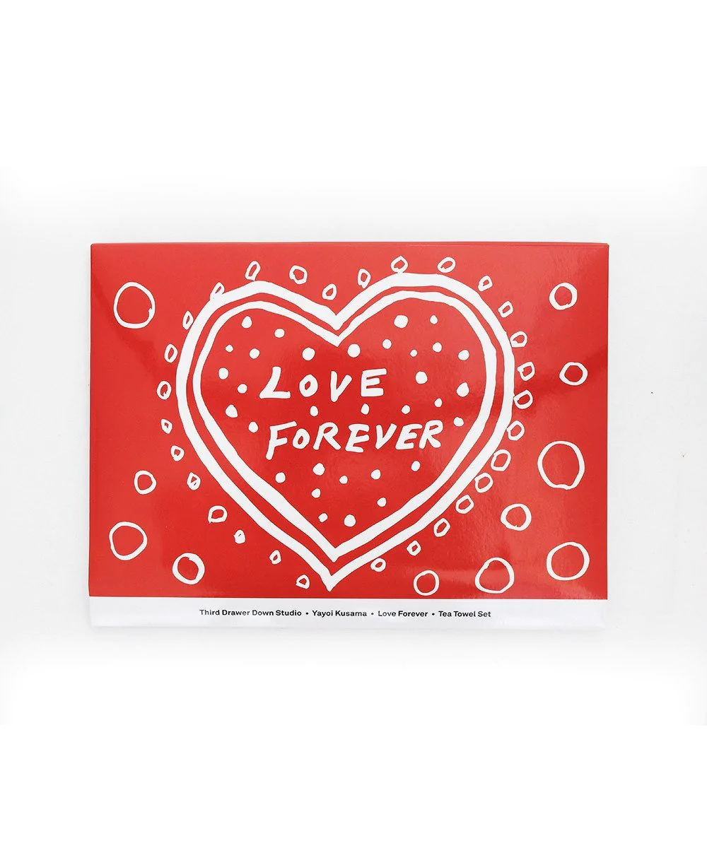 Love Forever Domestic Art Towel Set x Yayoi Kusama – Heide Shop